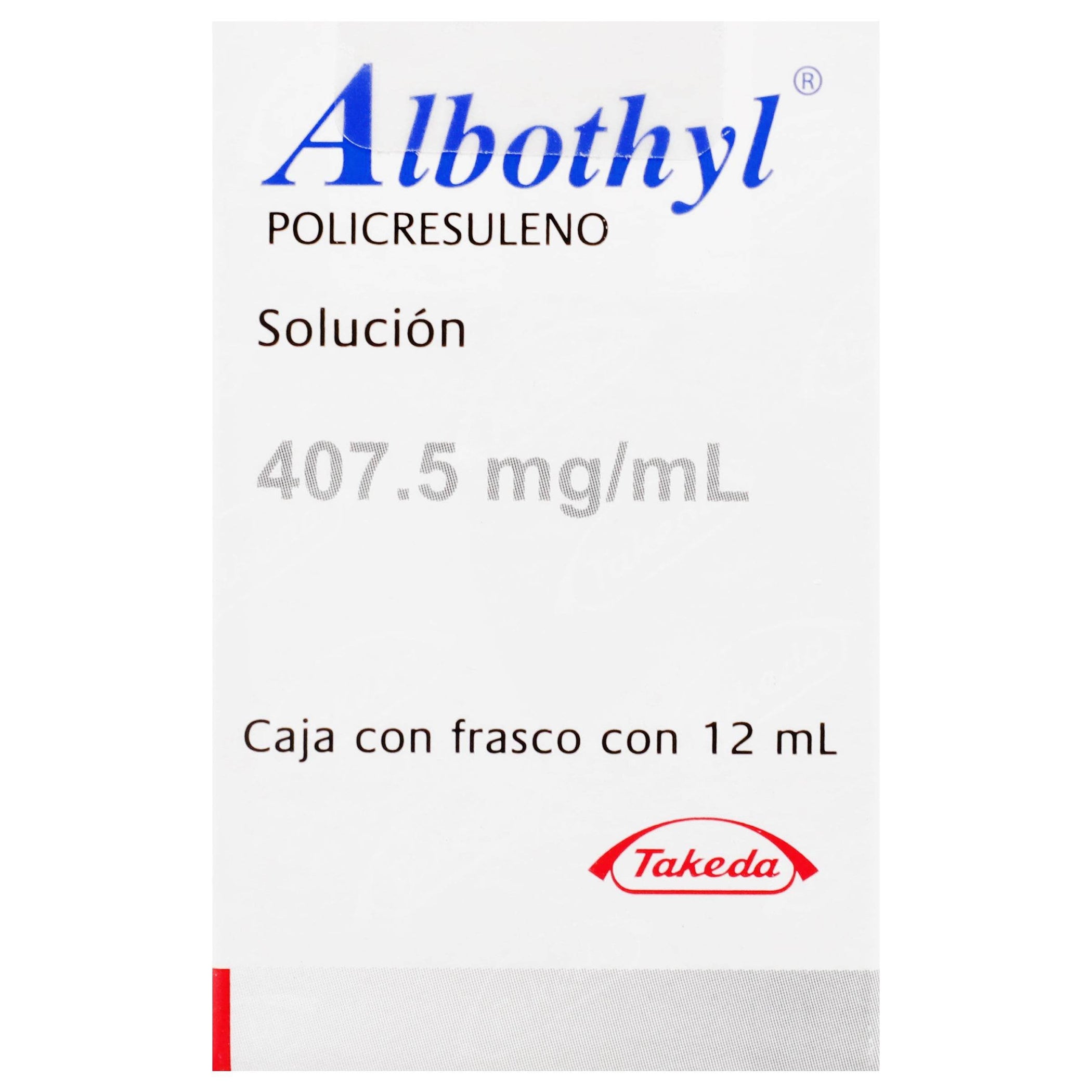 Albothyl Solución 407.5Mg/12Ml (Policresuleno) — WeCare Pharma
