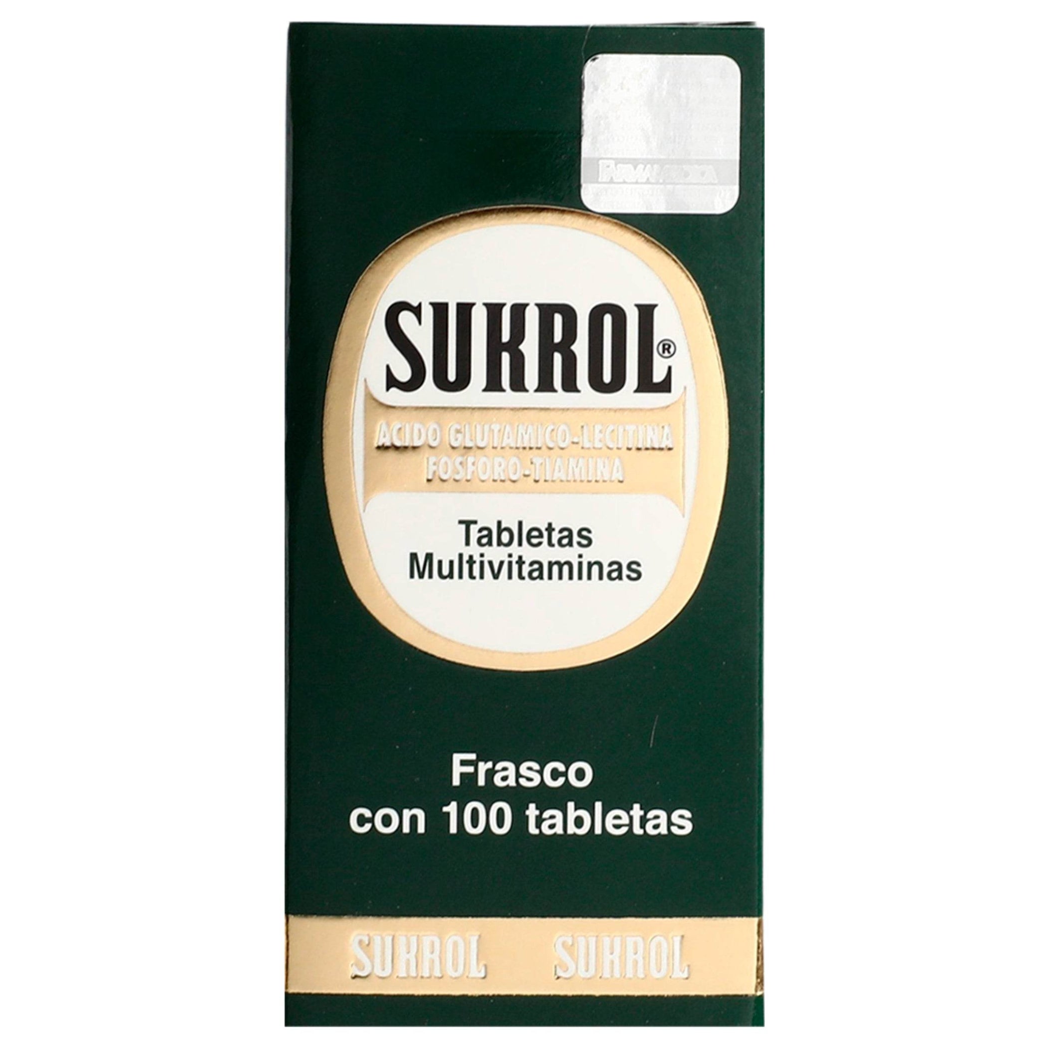 Sukrol Con 100 Tabletas (Multivitaminas) — WeCare Pharma