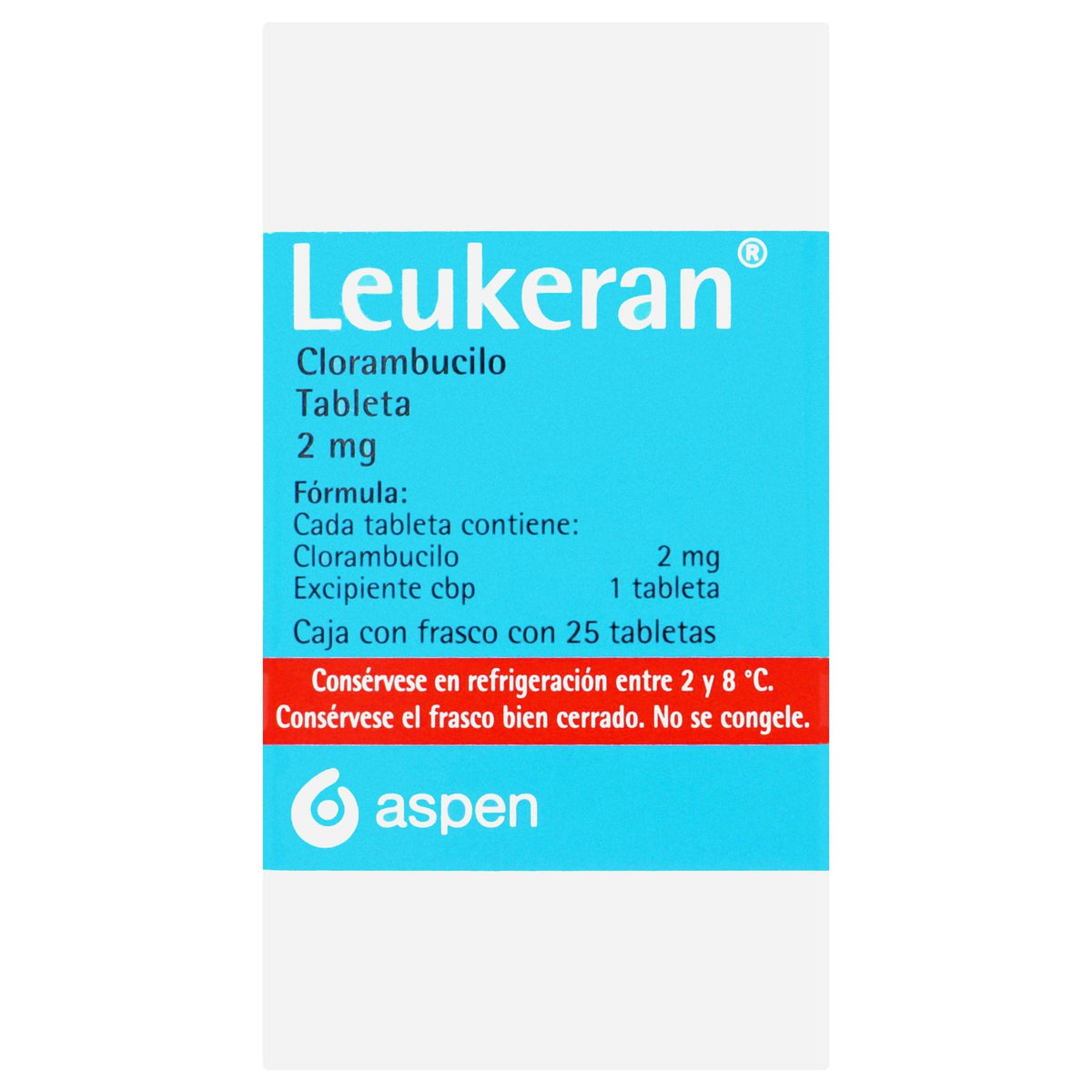 Leukeran (Clorambucilo) Con 25 Tabletas De 2Mg — WeCare Pharma