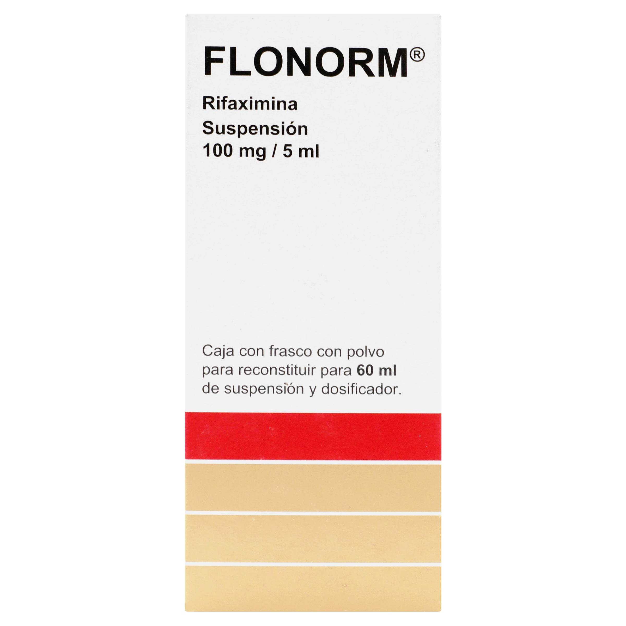 Flonorm Suspensión 100Mg/5Ml 60Ml (Rifaximina)