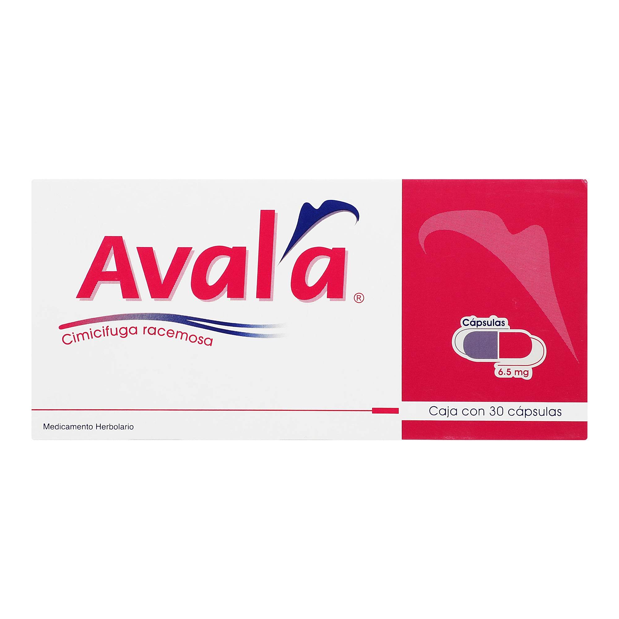 Avala 6.5Mg Con 30 Capsulas (Cimicifuga Racemosa)