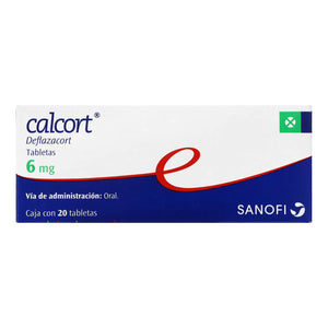 Calcort 6Mg Con 20 Tabletas (Deflazacort) — WeCare Pharma