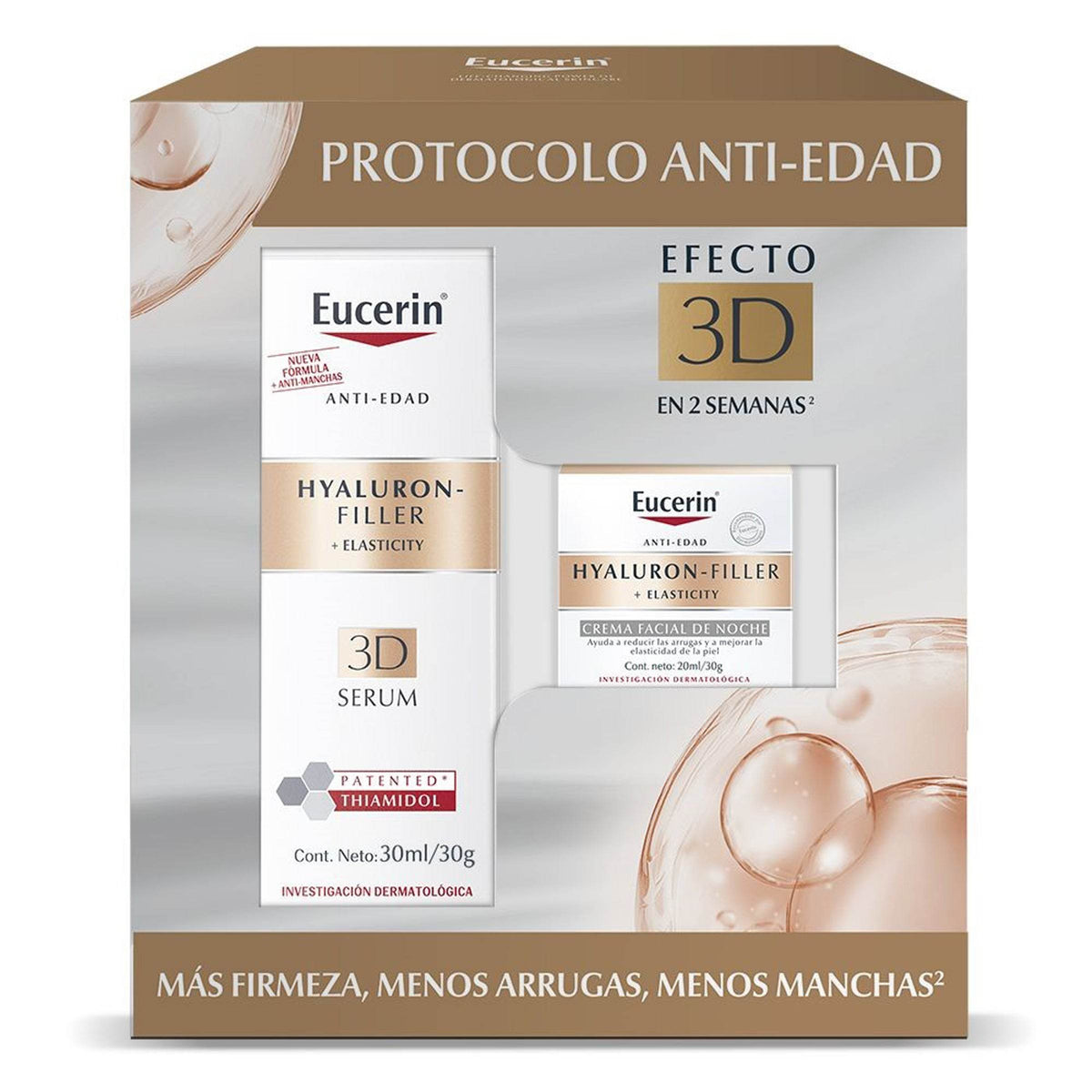 Eucerin Kit Elasticity Serum + Mini Elasticity Crema De Noche — WeCare ...