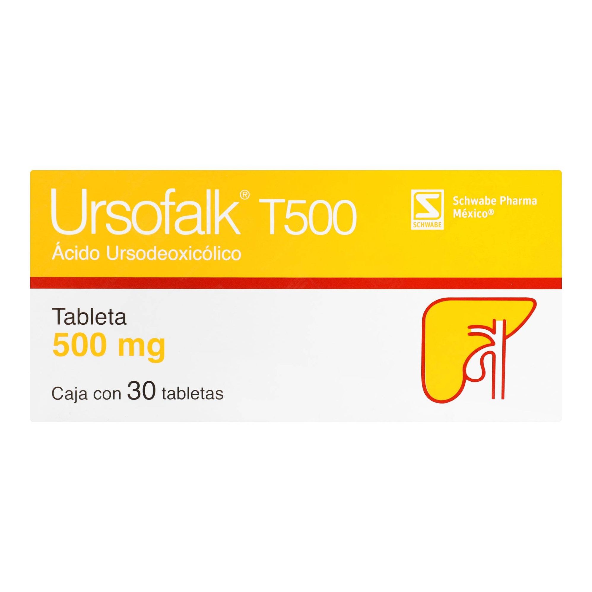 Ursofalk T500 500Mg Con 30 Capsulas (Acido Ursodeoxicolico) — WeCare Pharma