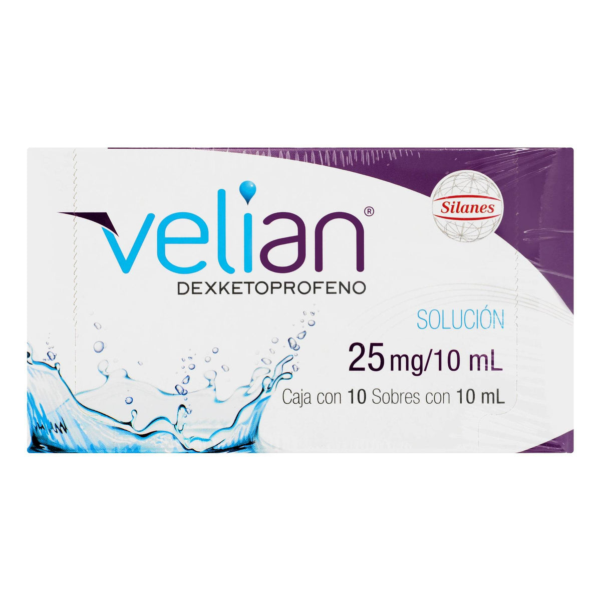 Velian Gel Sobres 25Mg/10Ml Con 10 (Dexketoprofeno) — WeCare Pharma