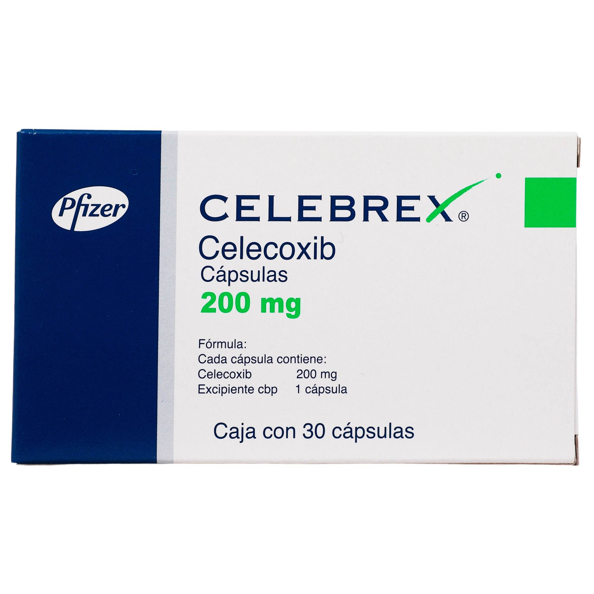 Celebrex 200Mg Con 30 Capsulas (Celecoxib)
