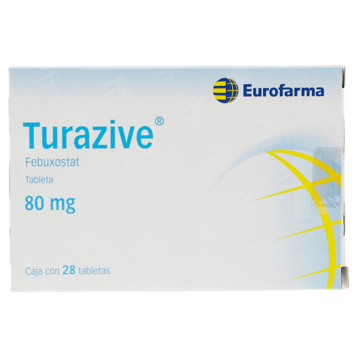 Turazive 80Mg Con 28 Tabletas (Febuxostat) — WeCare Pharma