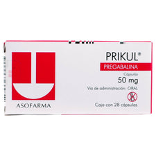 Prikul 50Mg Con 28 Capsulas (Pregabalina) — WeCare Pharma