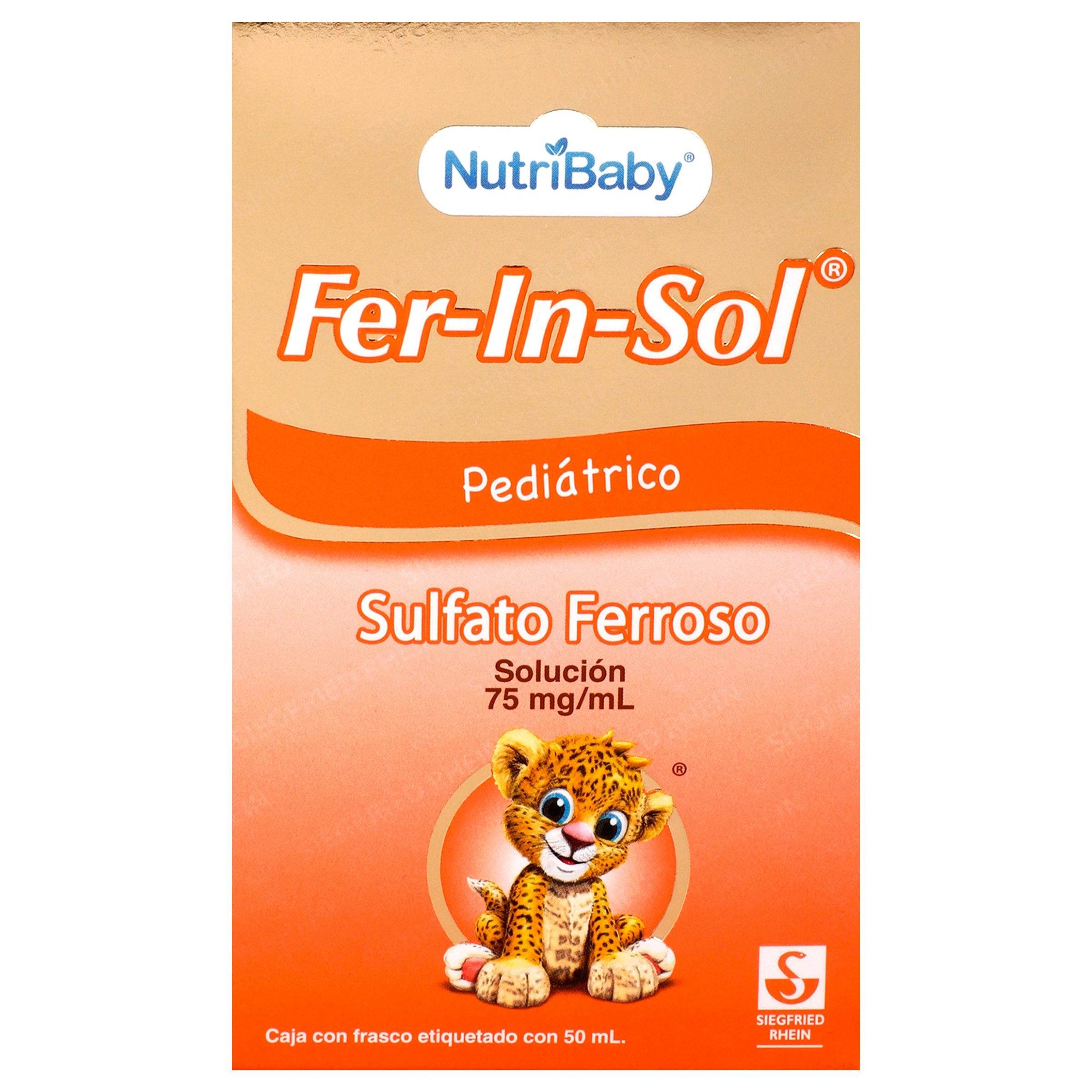 Fer-In-Sol Solución 75Mg/Ml Con 50Ml (Sulfato Ferroso) — WeCare Pharma