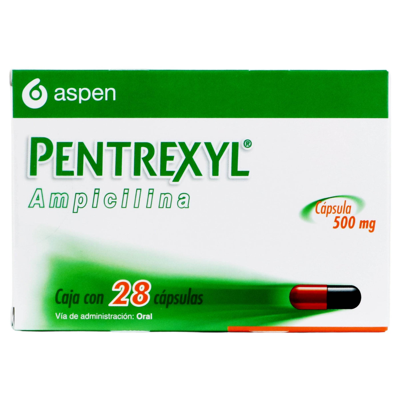 Pentrexyl 500Mg Con 28 Capsulas (Ampicilina) — WeCare Pharma