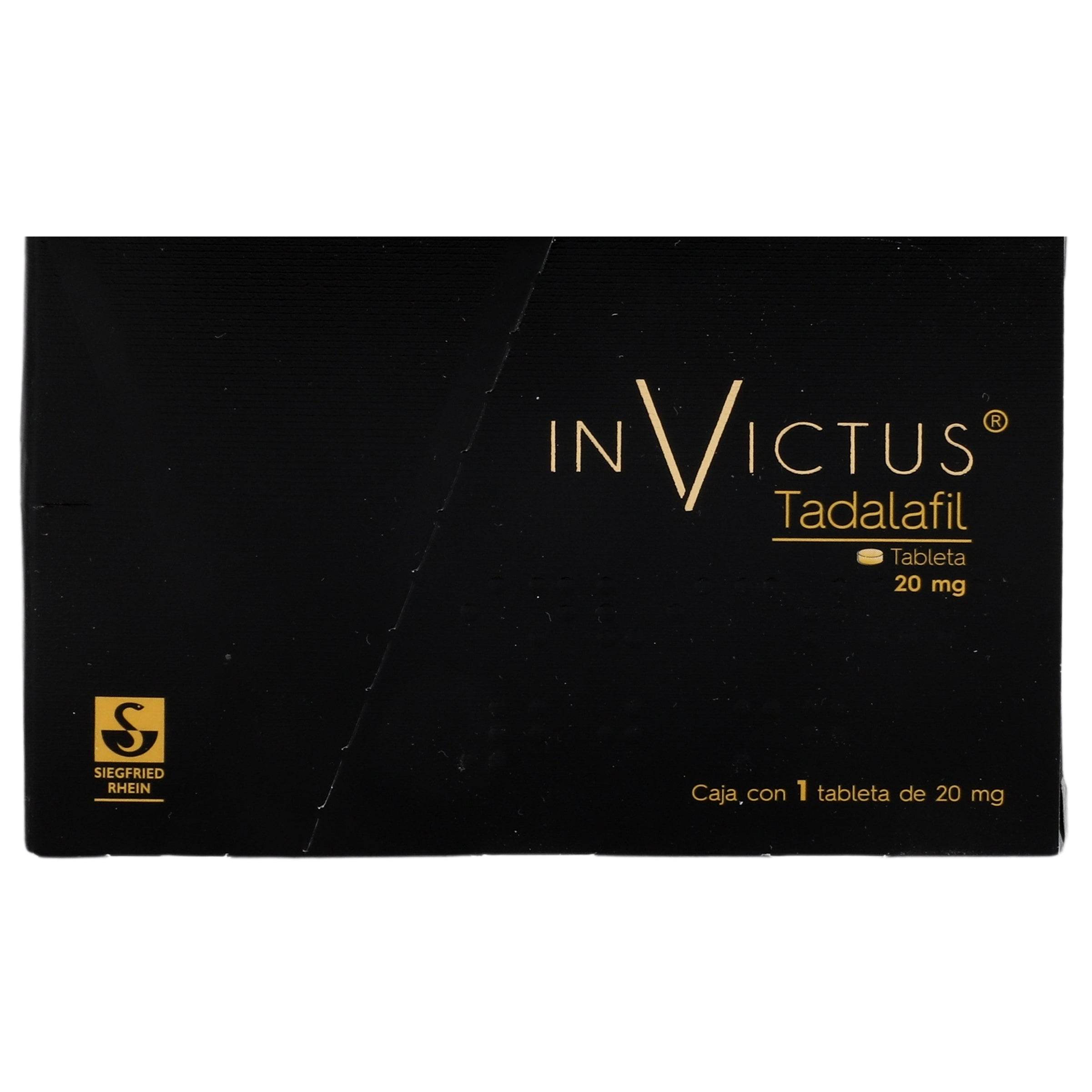 Invictus 20Mg Con 1 Tabletas (Tadalafil)