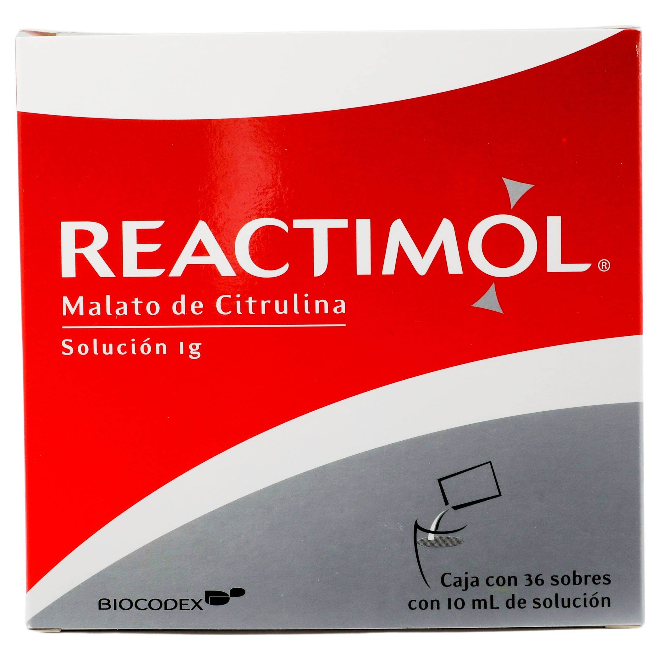 Reactimol Solución 1G Sobres 10Ml Con 36 (Malato De Citrulina) — WeCare ...