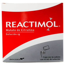 Reactimol Solución 1G Sobres 10Ml Con 36 (Malato De Citrulina) — WeCare ...