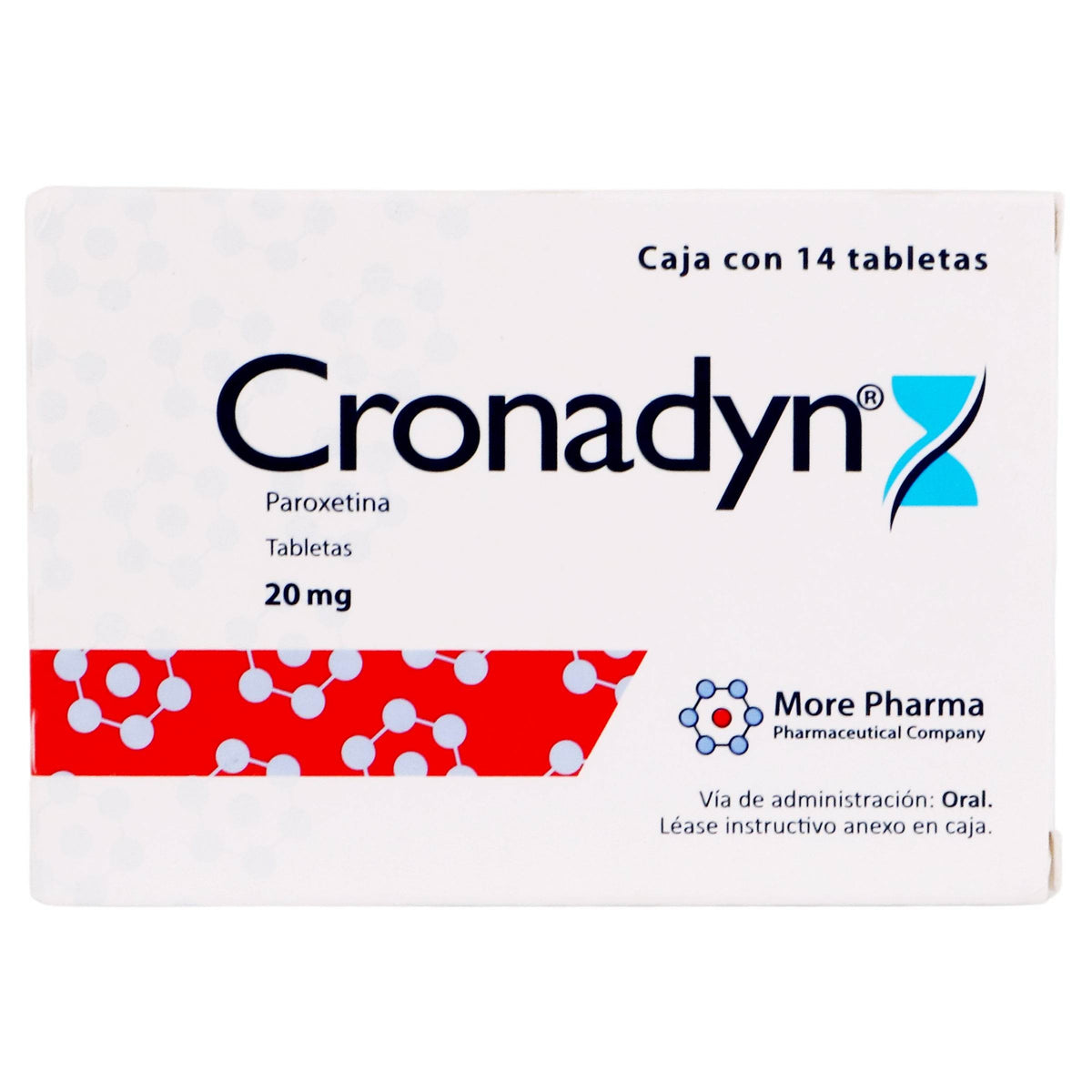 Cronadyn (Paroxetina) Tabletas 20Mg Con 14 — WeCare Pharma