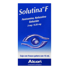 Solutina F Gotas 3Mg/0.25Mg 15Ml (Feniramida/Nafazolina) — WeCare Pharma