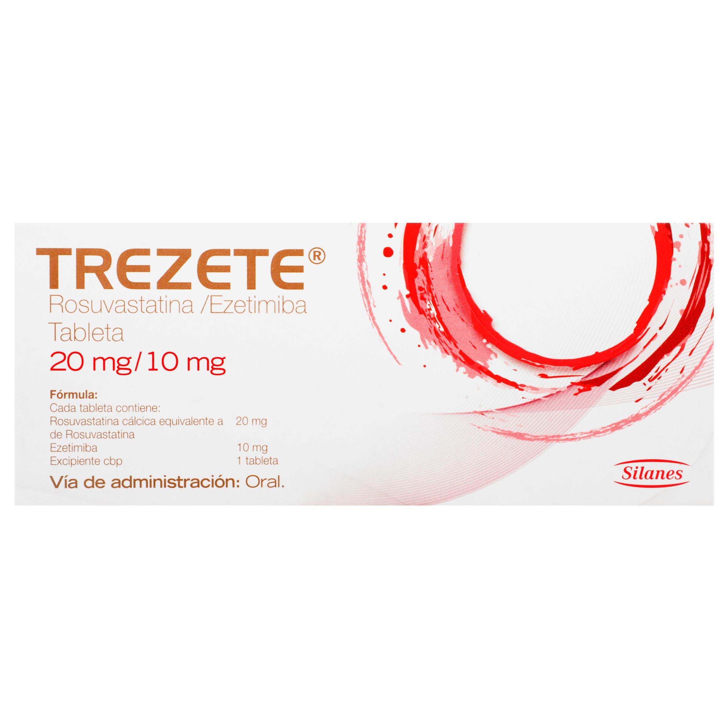 Trezete 20Mg/10Mg Con 30 Tabletas (Rosuvastatina/Ezetimiba) — WeCare Pharma