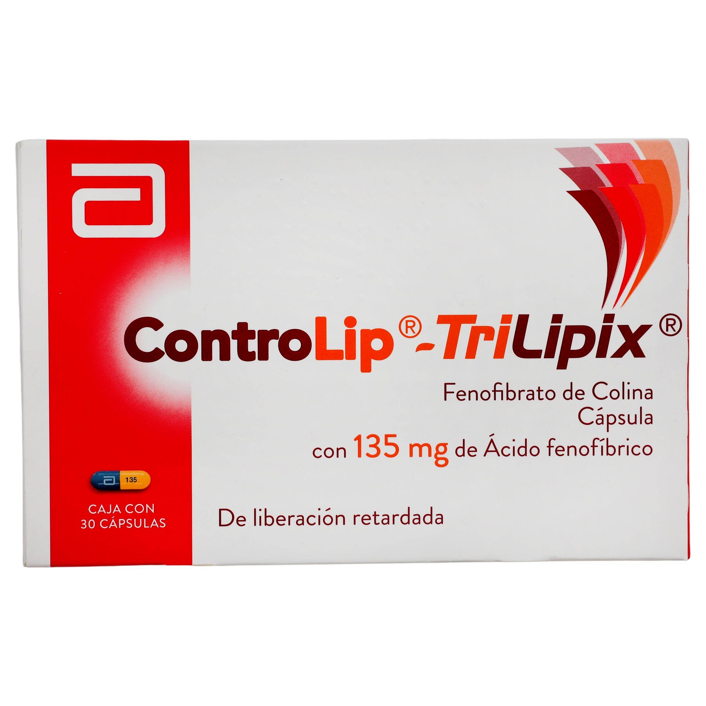 Controlip-Trilipix 135Mg Con 30 Capsulas (Fenofibrato)
