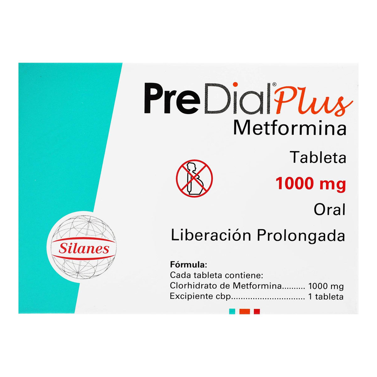 Predial Plus Lp 1000Mg Con 30 Tabletas (Metformina) — WeCare Pharma