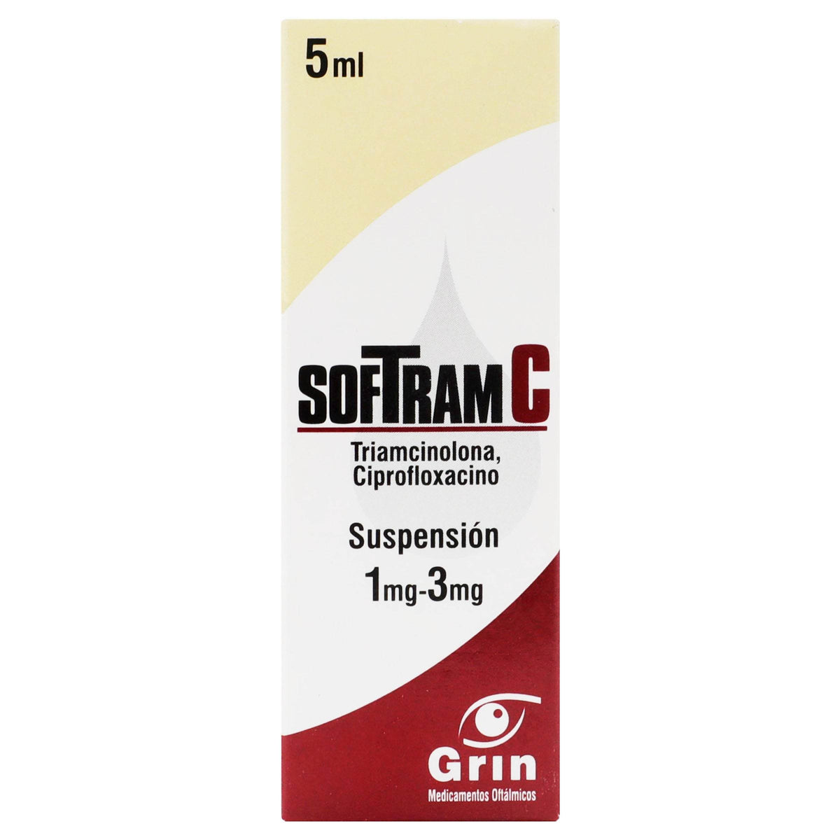 Softram C Gotas 1Mg/3Mg 5Ml (Triamcinolona/Ciprofloxacino) — WeCare Pharma