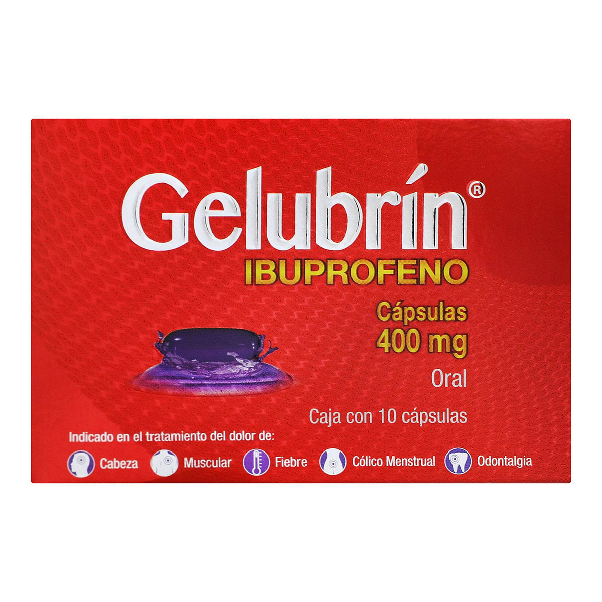 Gelubrin 400Mg Con 10 Capsulas (Ibuprofeno) — WeCare Pharma