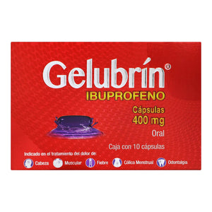 Gelubrin 400Mg Con 10 Capsulas (Ibuprofeno) — WeCare Pharma