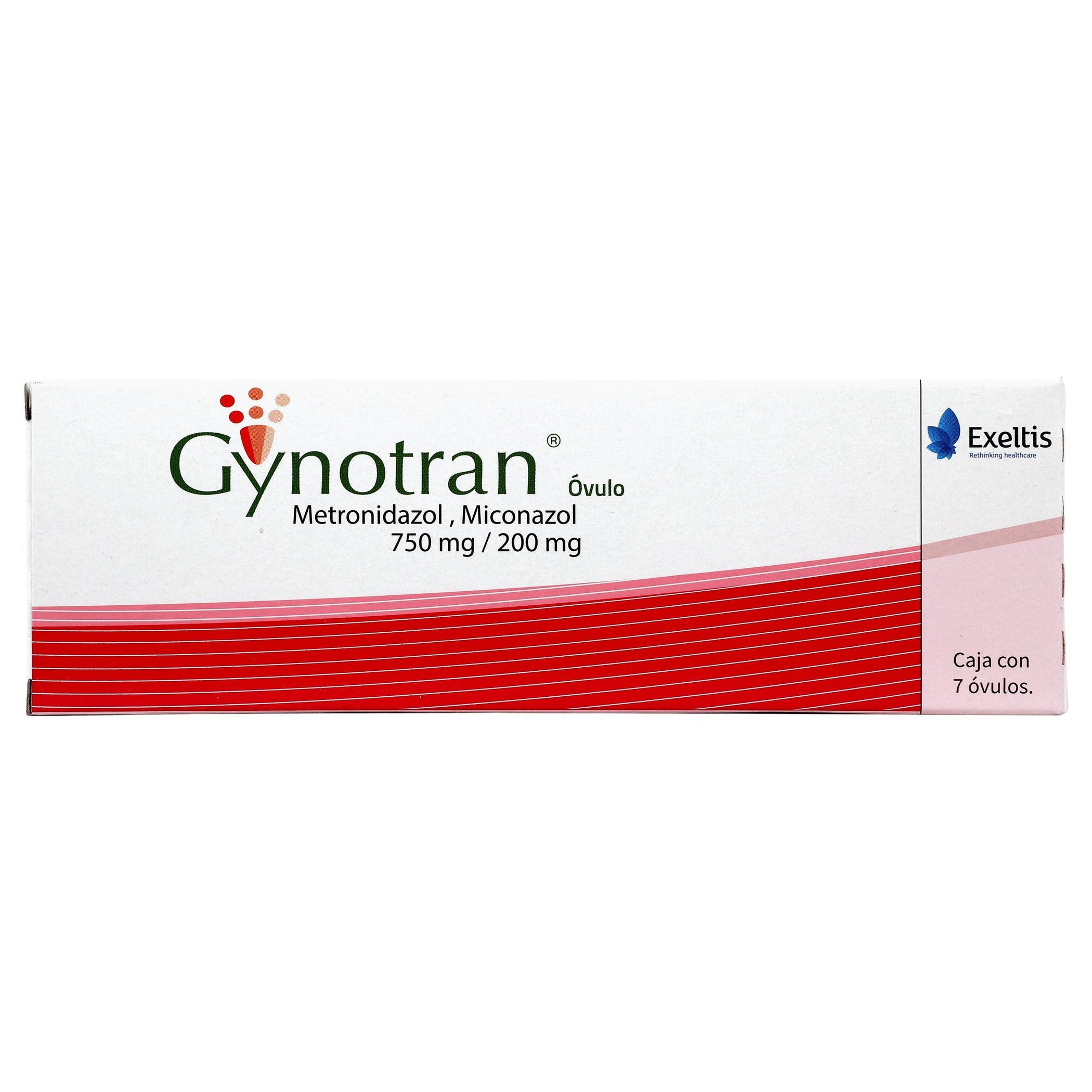 Gynotran Ovulos 750Mg/200Mg Con 7 (Metronidazol/Miconazol) — WeCare Pharma
