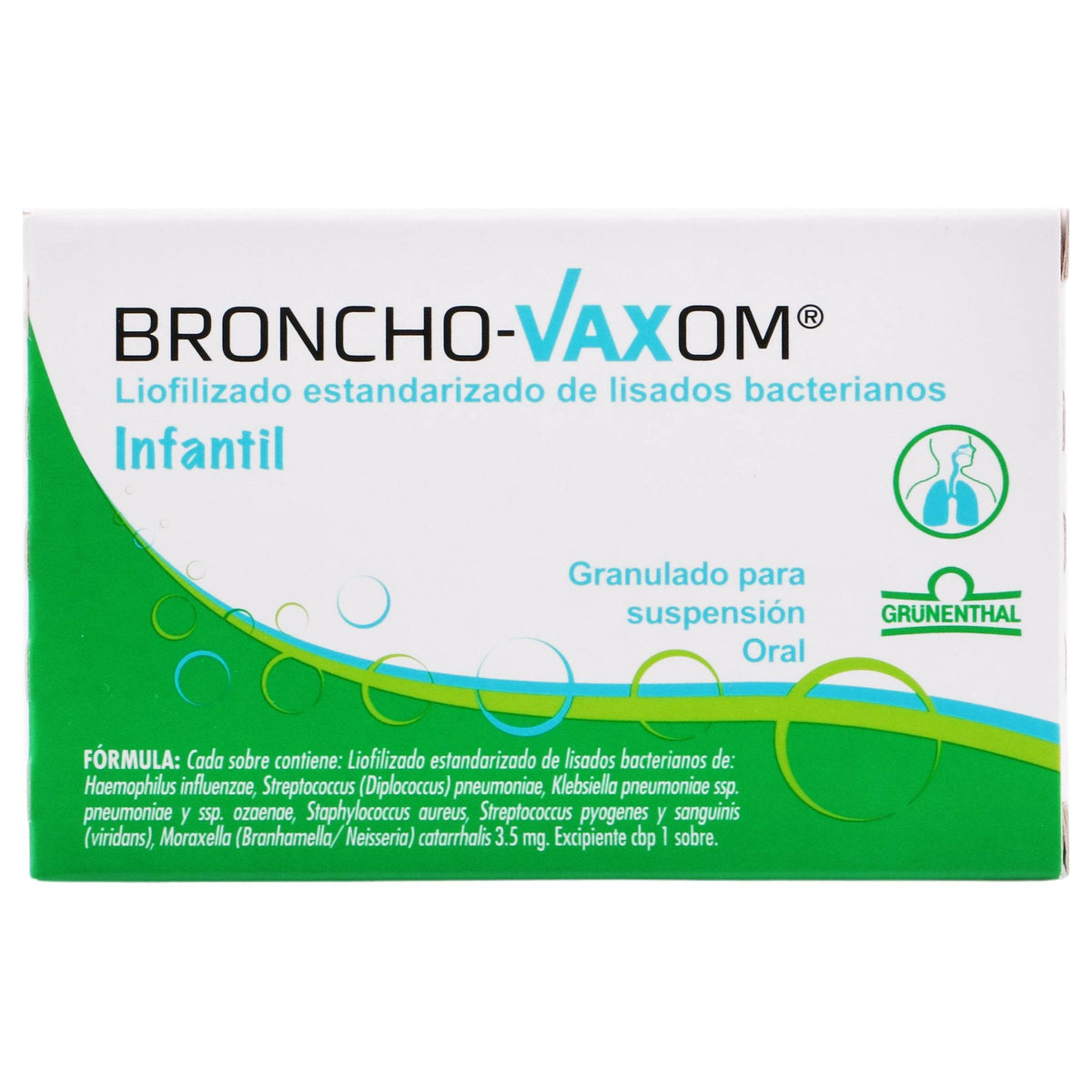 Broncho Vaxom Inf Sobres 3.5Mg Con 10 (Lisados Bacterianos) — WeCare Pharma
