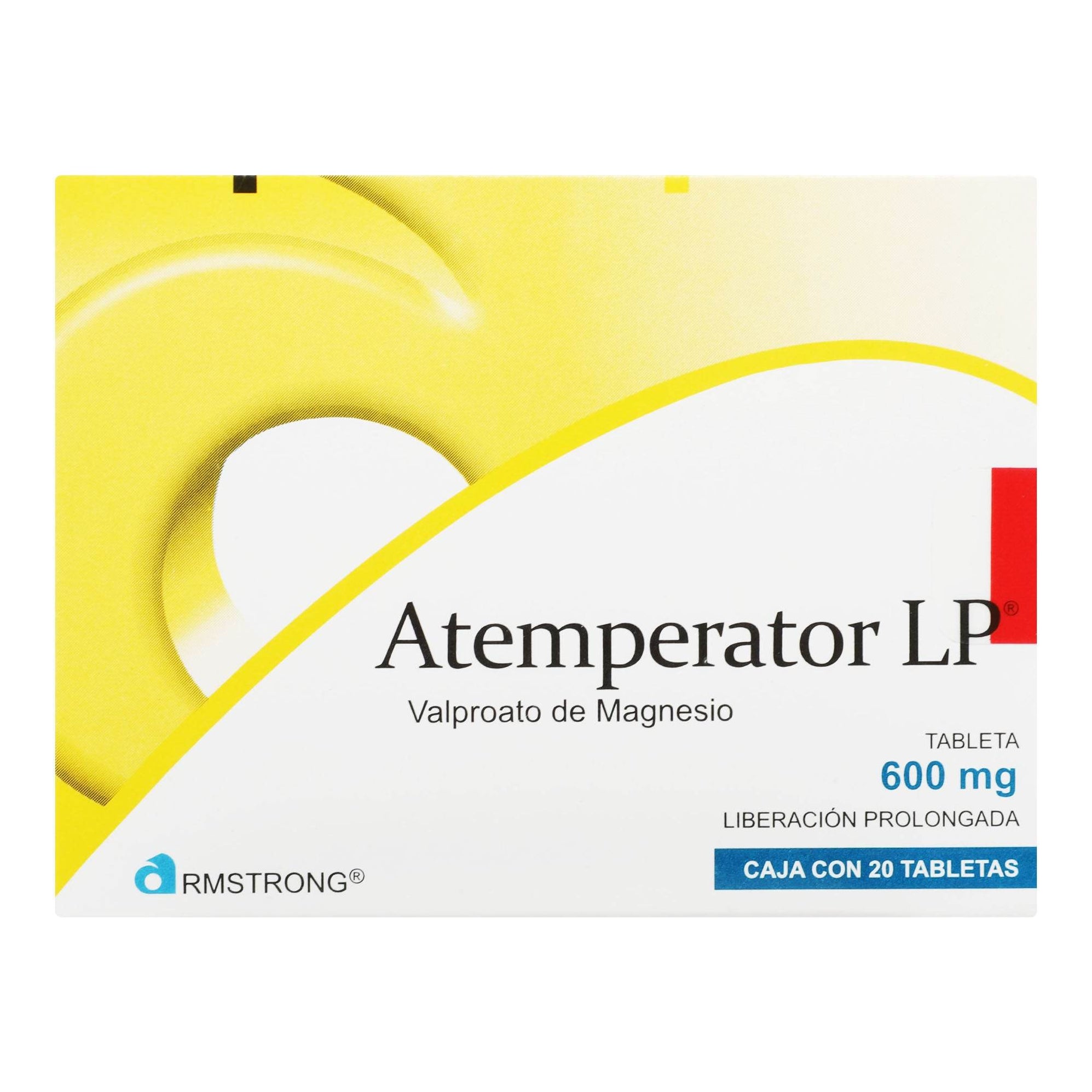Atemperator Lp 600Mg Con 20 Tabletas (Valproato De Magnesio) — WeCare ...