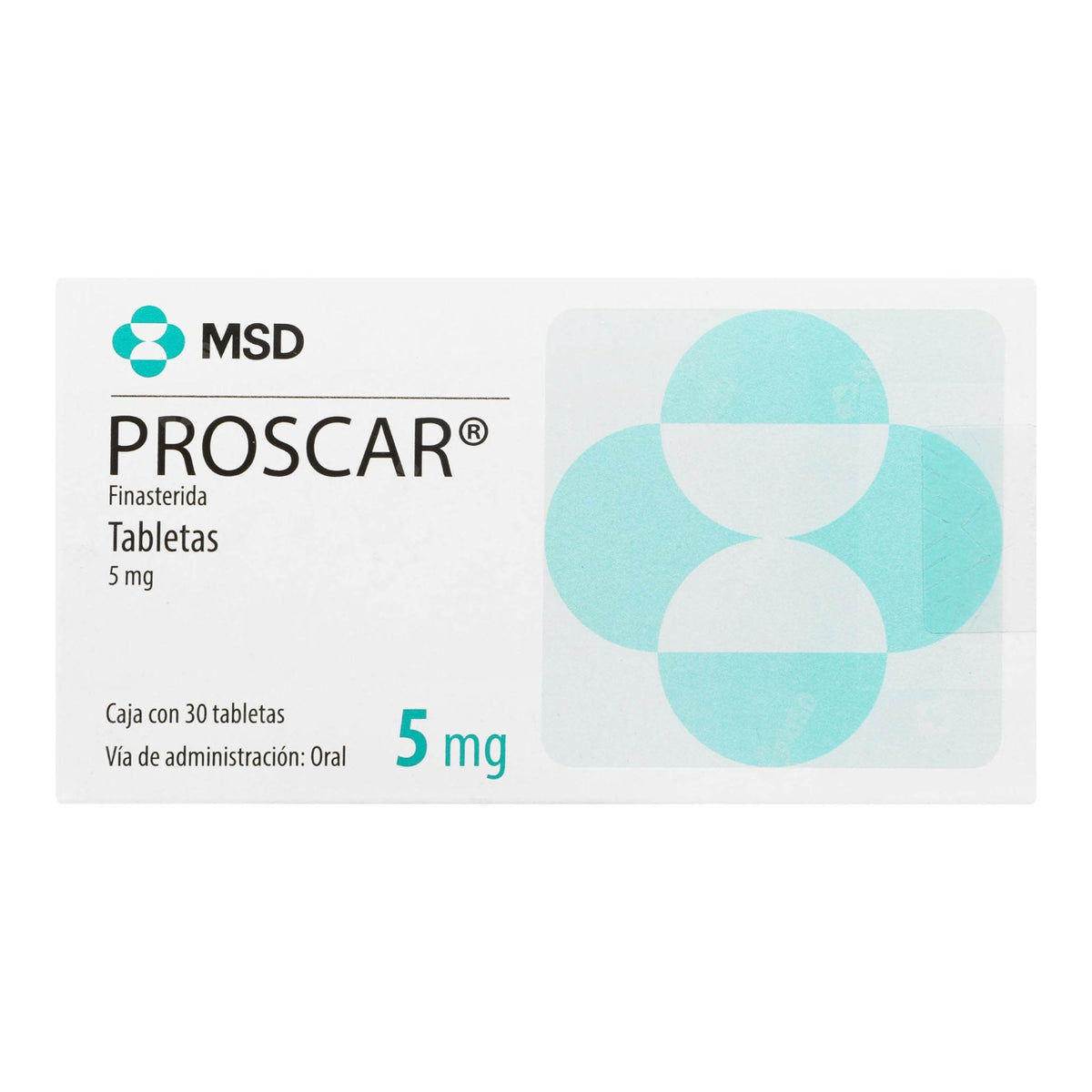 Proscar 5Mg Con 30 Tabletas (Finasterida) — WeCare Pharma