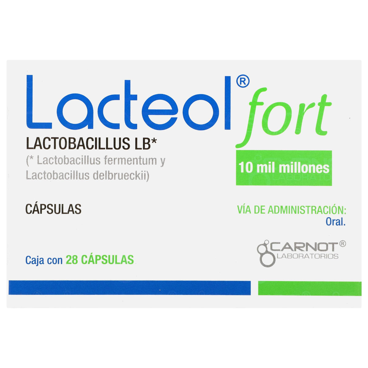 Lacteol Fort 340Mg Con 28 Capsulas (Lactobacillus Lb) — WeCare Pharma