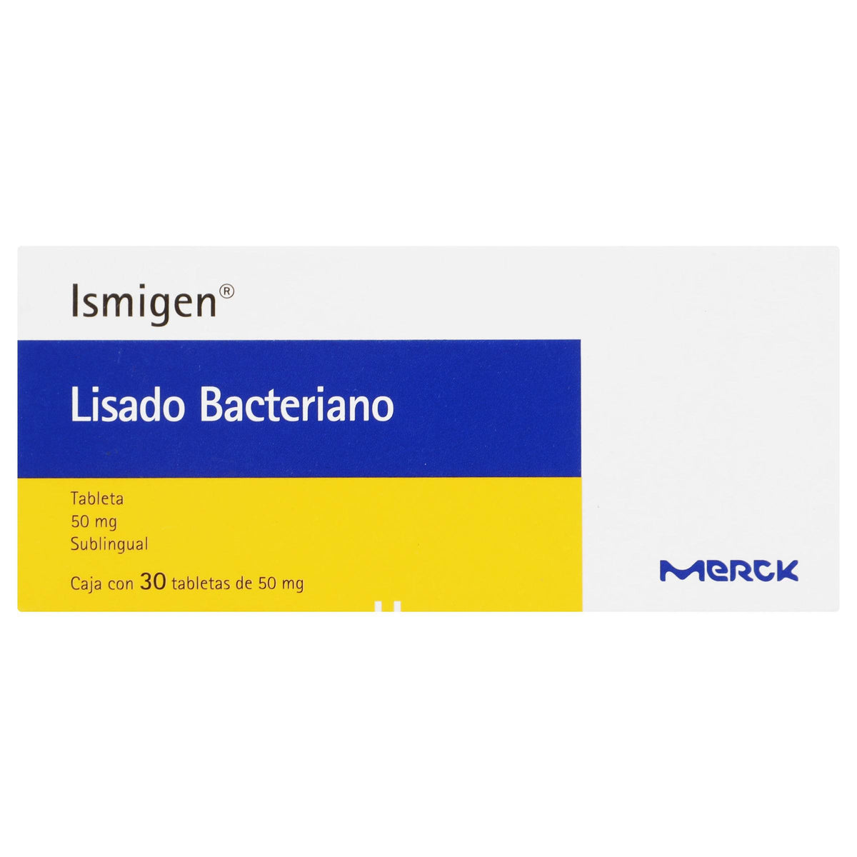 Ismigen (Lisado Bacteriano) Tabletas Sub 50Mg Con 30 — WeCare Pharma