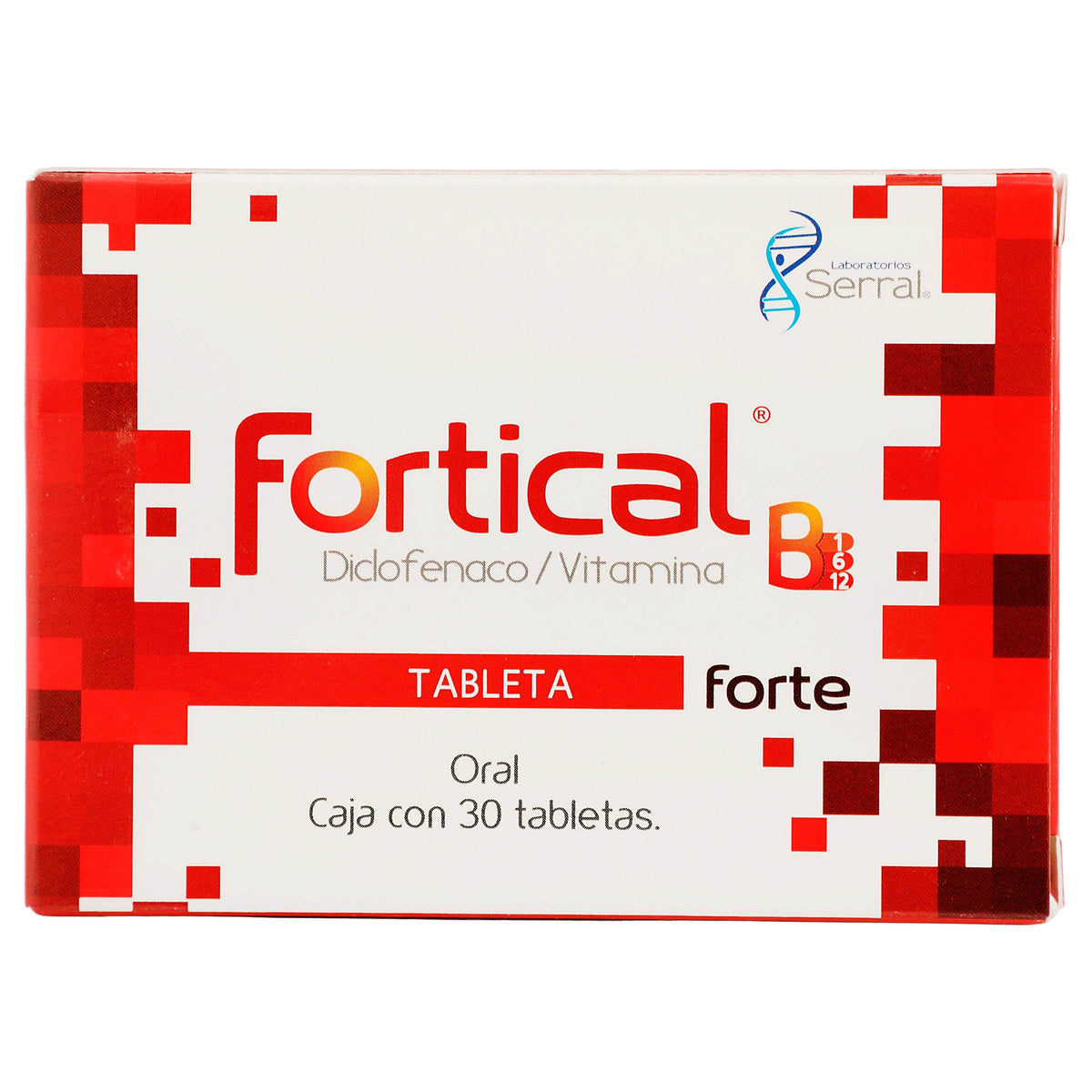Fortical Forte 50/50/50Mg Con 30 Tabletas (Diclofenaco/Vitamina B ...