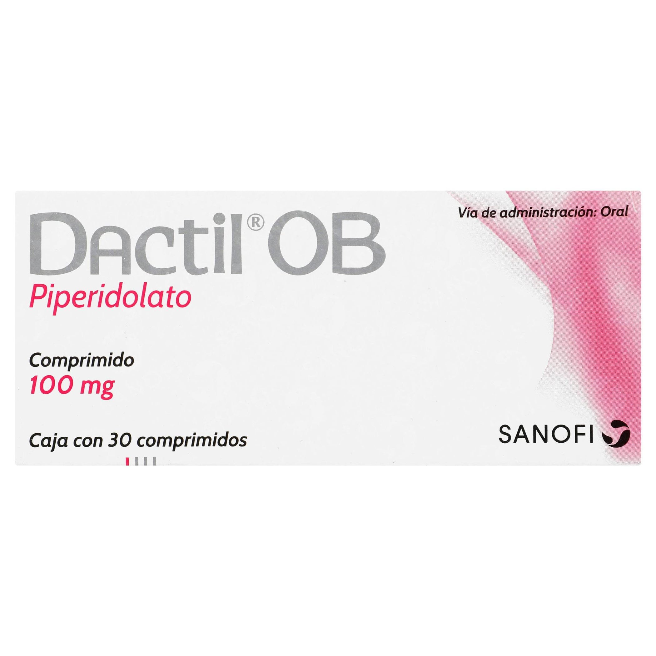 Dactil Ob 100Mg Con 30 Tabletas (Piperidolato) — WeCare Pharma