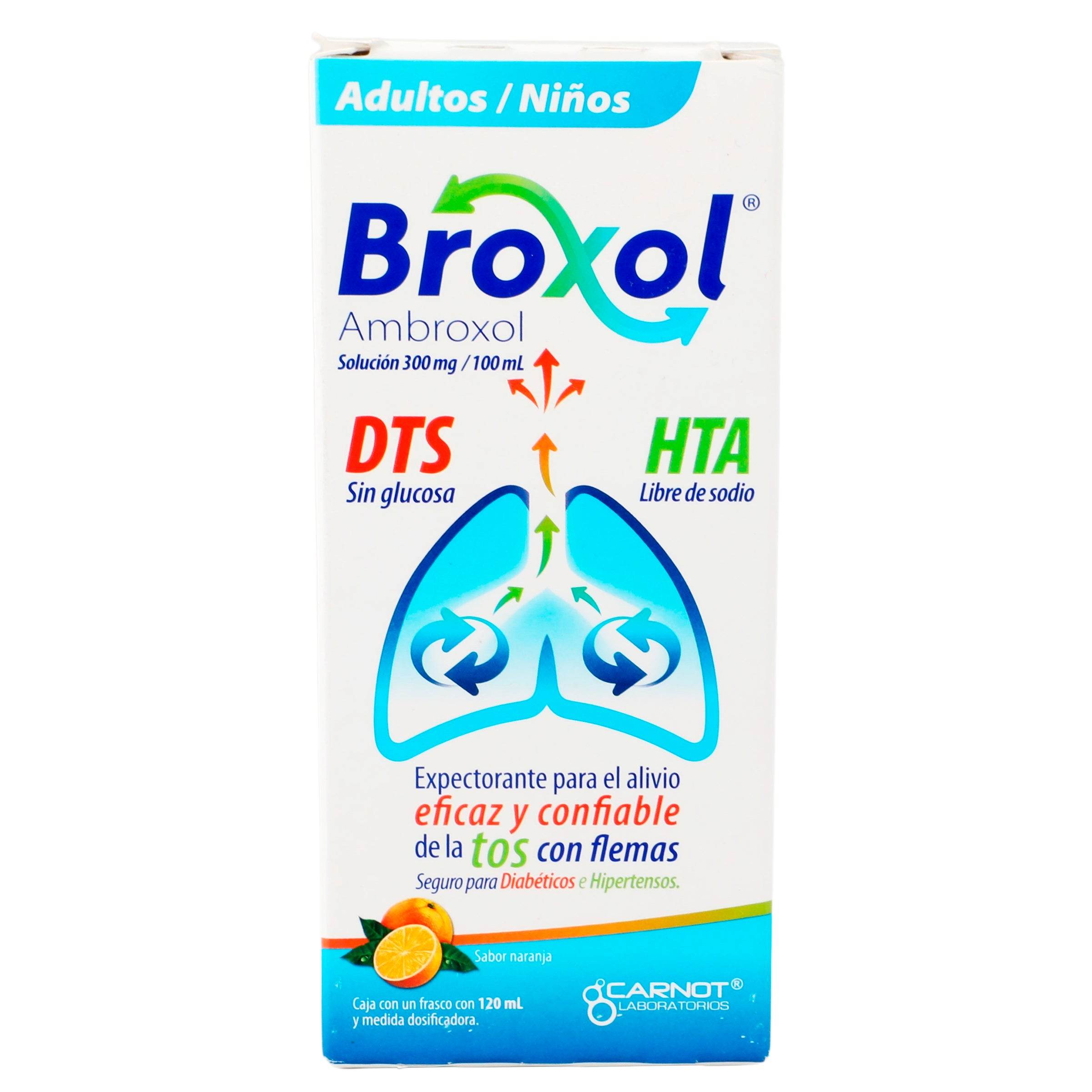 Broxol Solución 300Mg 120Ml (Ambroxol)
