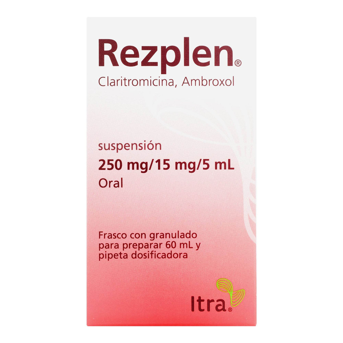Rezplen Suspensión 250Mg/15Mg 60Ml (Claritromicina/Ambroxol) — WeCare ...