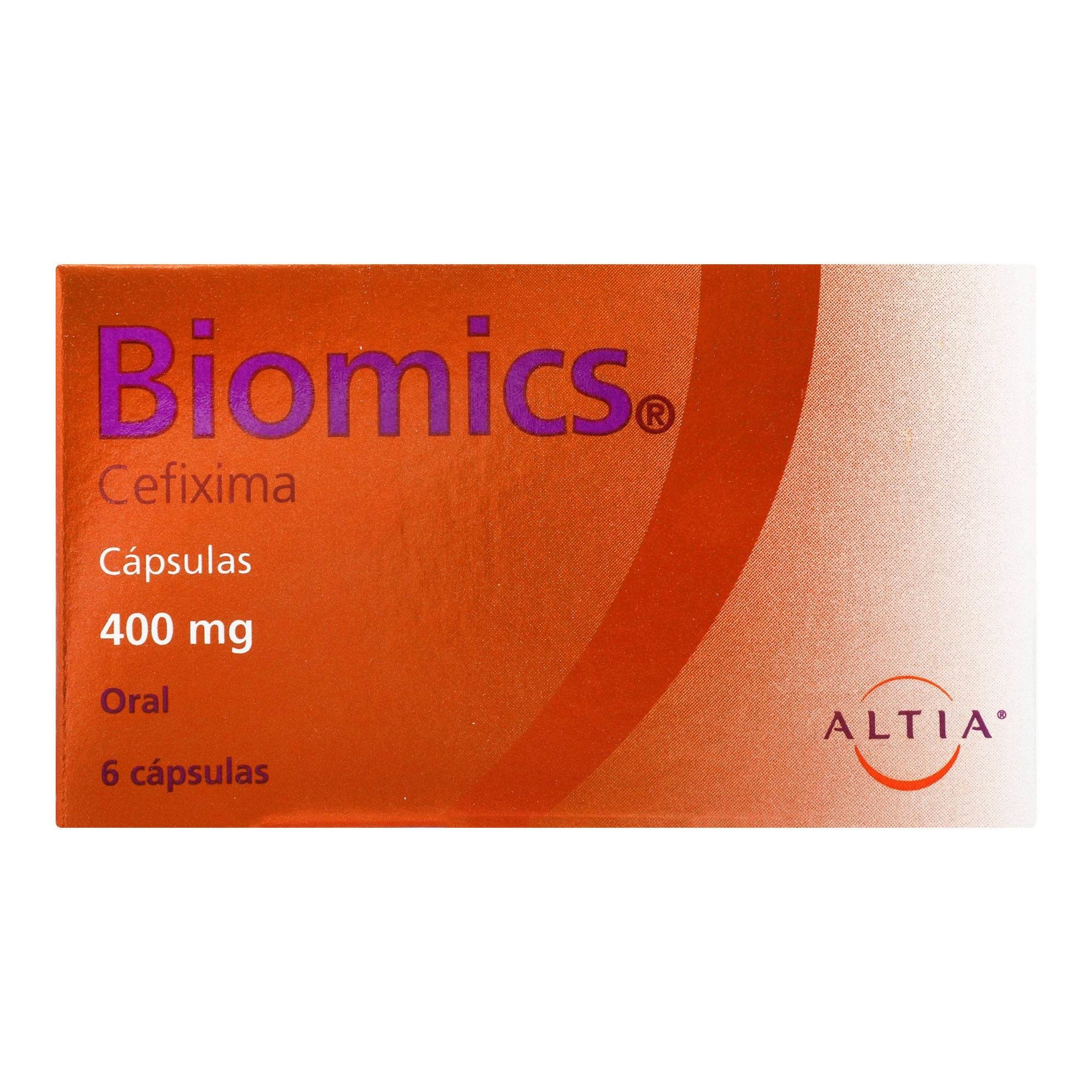 Biomics 400Mg Con 6 Capsulas (Cefixima) — WeCare Pharma