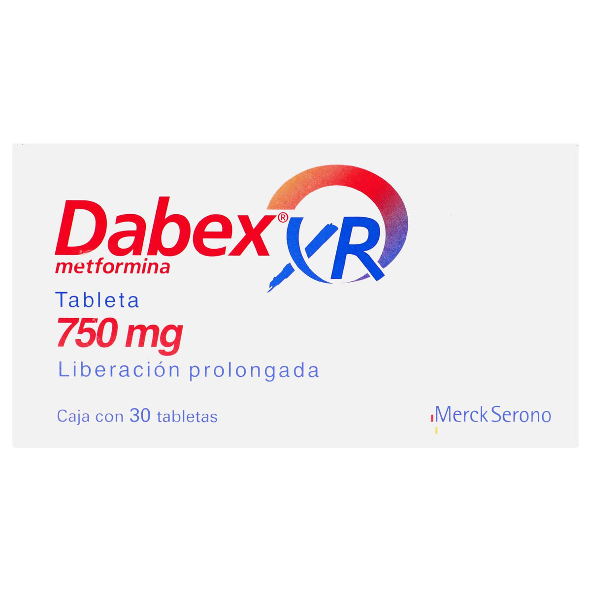 Dabex Xr 750Mg Con 30 Tabletas (Metformina) — WeCare Pharma