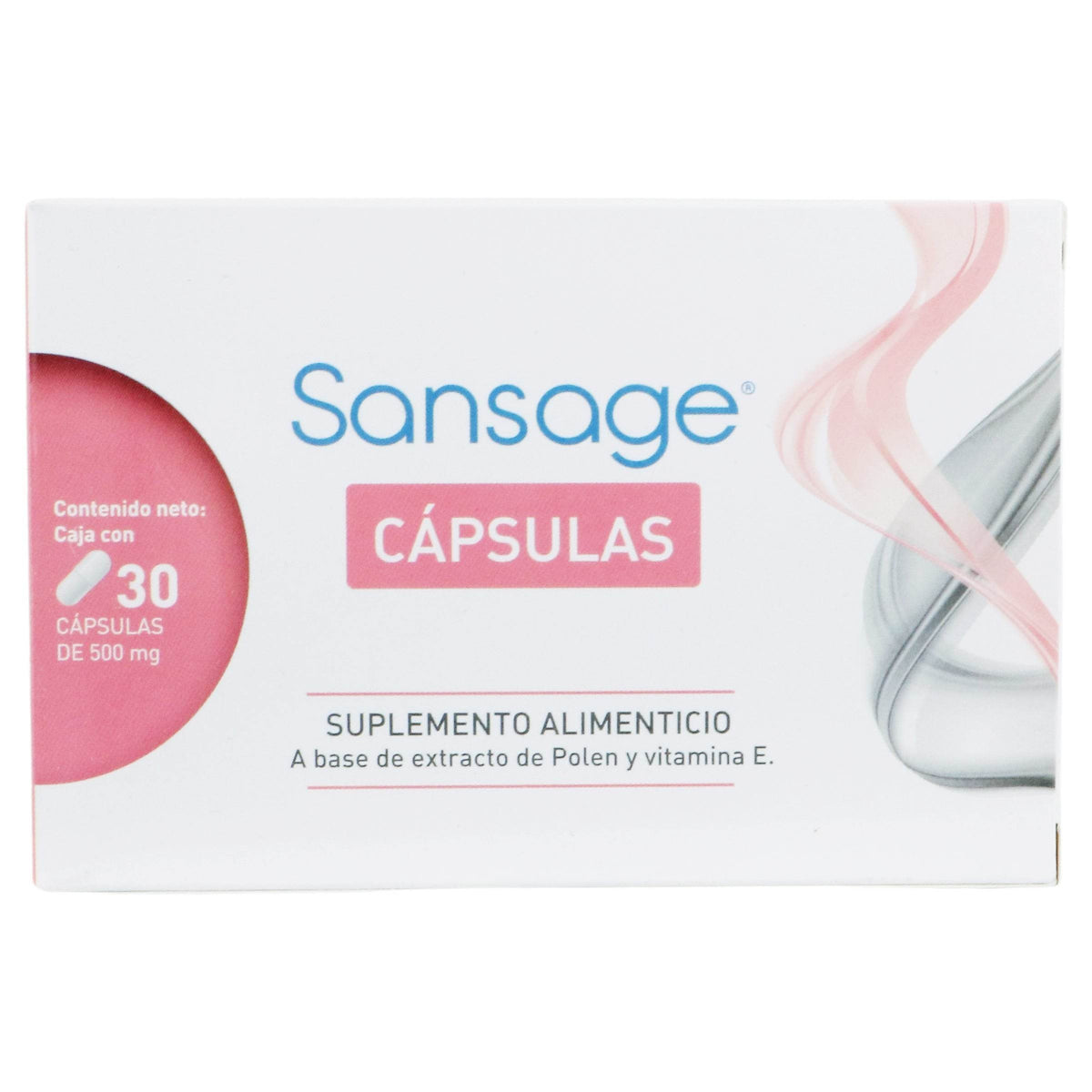 Sansage 500Mg Con 30 Capsulas (Extracto De Polen/Vitamian E) — WeCare ...