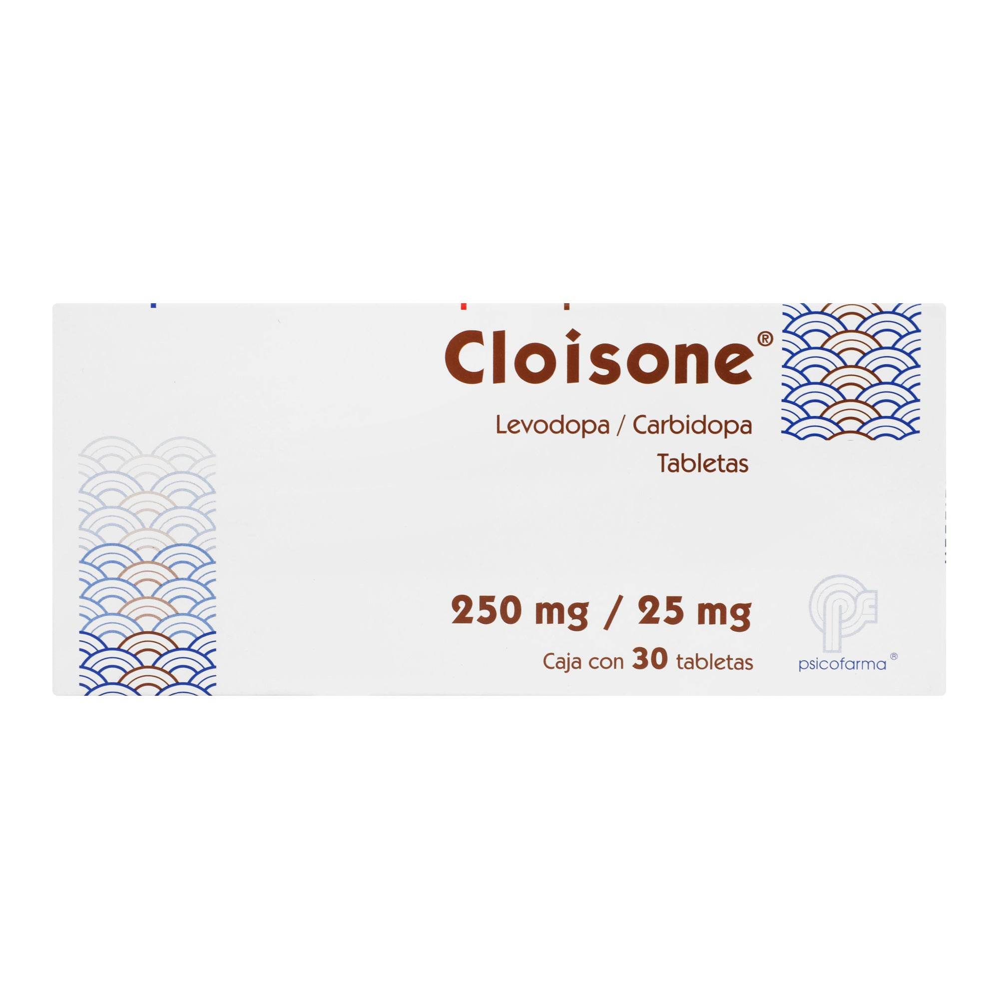 Cloisone 250Mg/25Mg Con 30 Tabletas (Levodopa/Carbidopa)