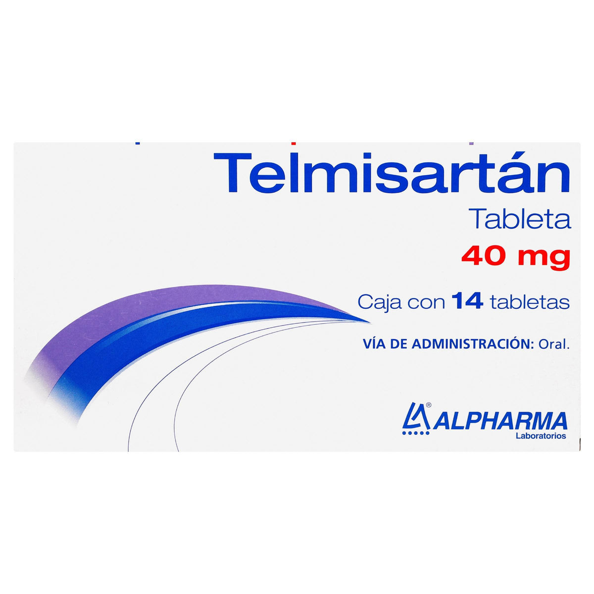 Telmisartan 40mg Con 14 Alpharma Tabletas Wecare Pharma