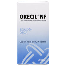 Orecil Nf Gotas Otica 10Mg/3Mg/2.5Mg 10Ml (Lidocaina/Ofloxacino/Hidroc ...