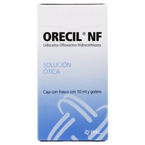 Orecil Nf Gotas Otica 10Mg/3Mg/2.5Mg 10Ml (Lidocaina/Ofloxacino/Hidroc ...