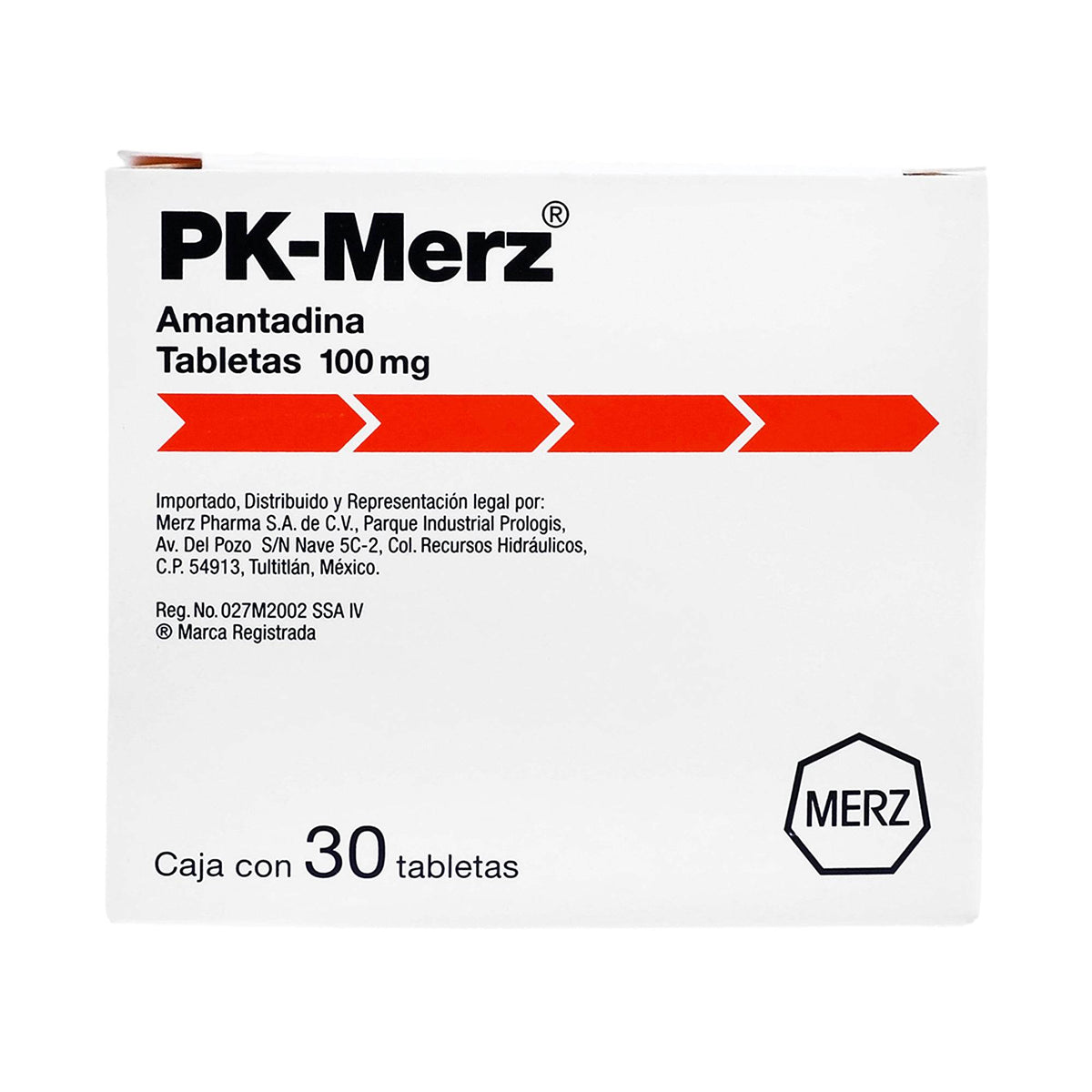 Pk-Merz 100Mg Con 30 Tabletas (Amantadina) — WeCare Pharma