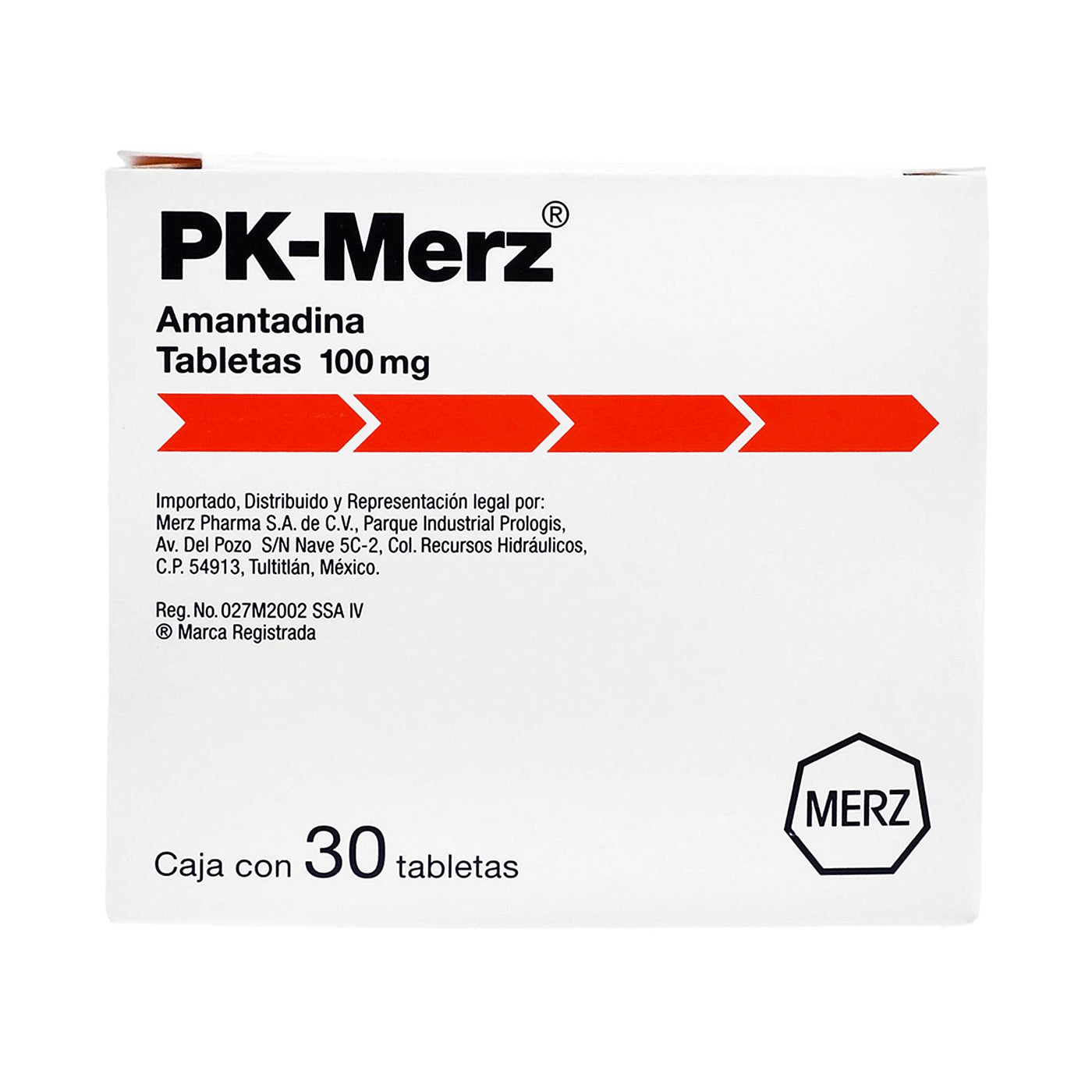 Pk-Merz 100Mg Con 30 Tabletas (Amantadina) — WeCare Pharma