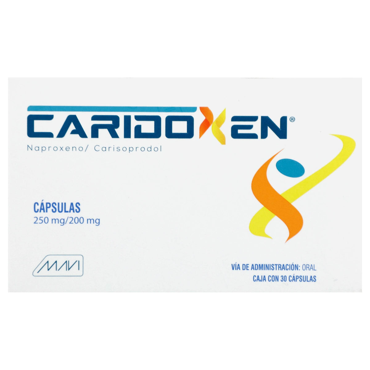 Caridoxen 250Mg/200Mg Con 30 Capsulas (Naproxeno/Carisoprodol) — WeCare Pharma