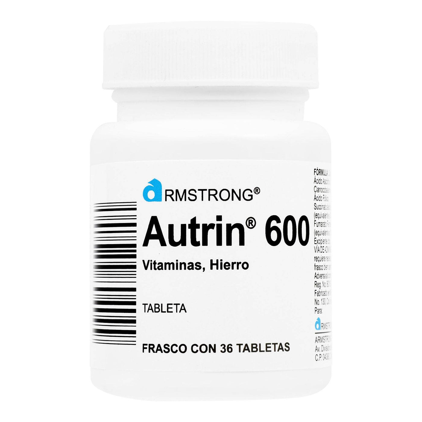 Autrin 600Mg Con 36 Tabletas (Vitaminas]/Minerales) — WeCare Pharma