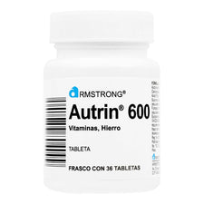 Autrin 600Mg Con 36 Tabletas (Vitaminas]/Minerales) — WeCare Pharma