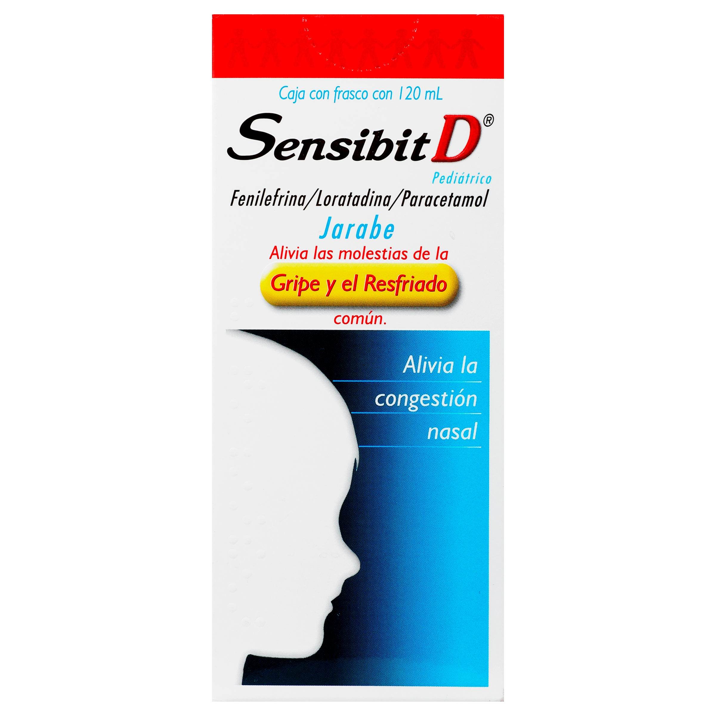 Sensibit D Nf Solución 33.33Mg/16.66Mg/3.3G 120Ml (Loratadina/Fenilefr ...