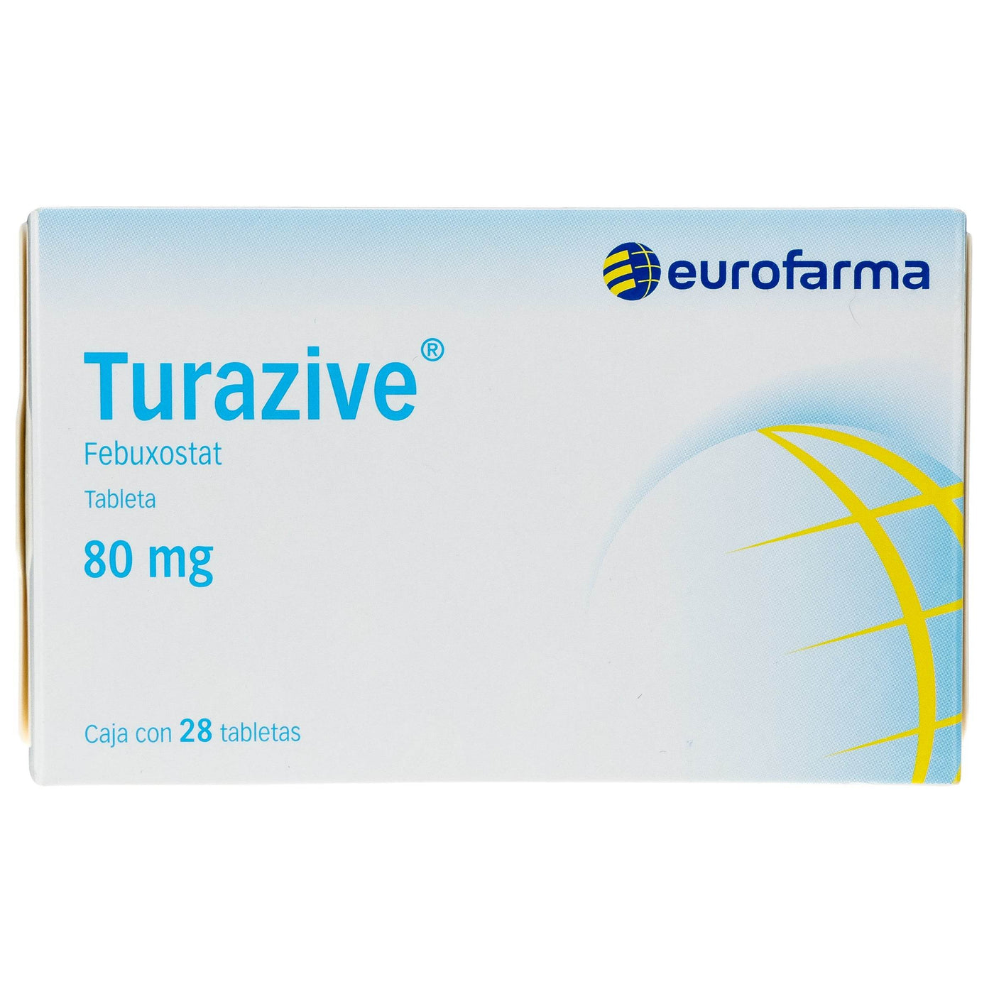 Turazive (Febuxostat) 80Mg Tabletas Con 28 Euro — WeCare Pharma