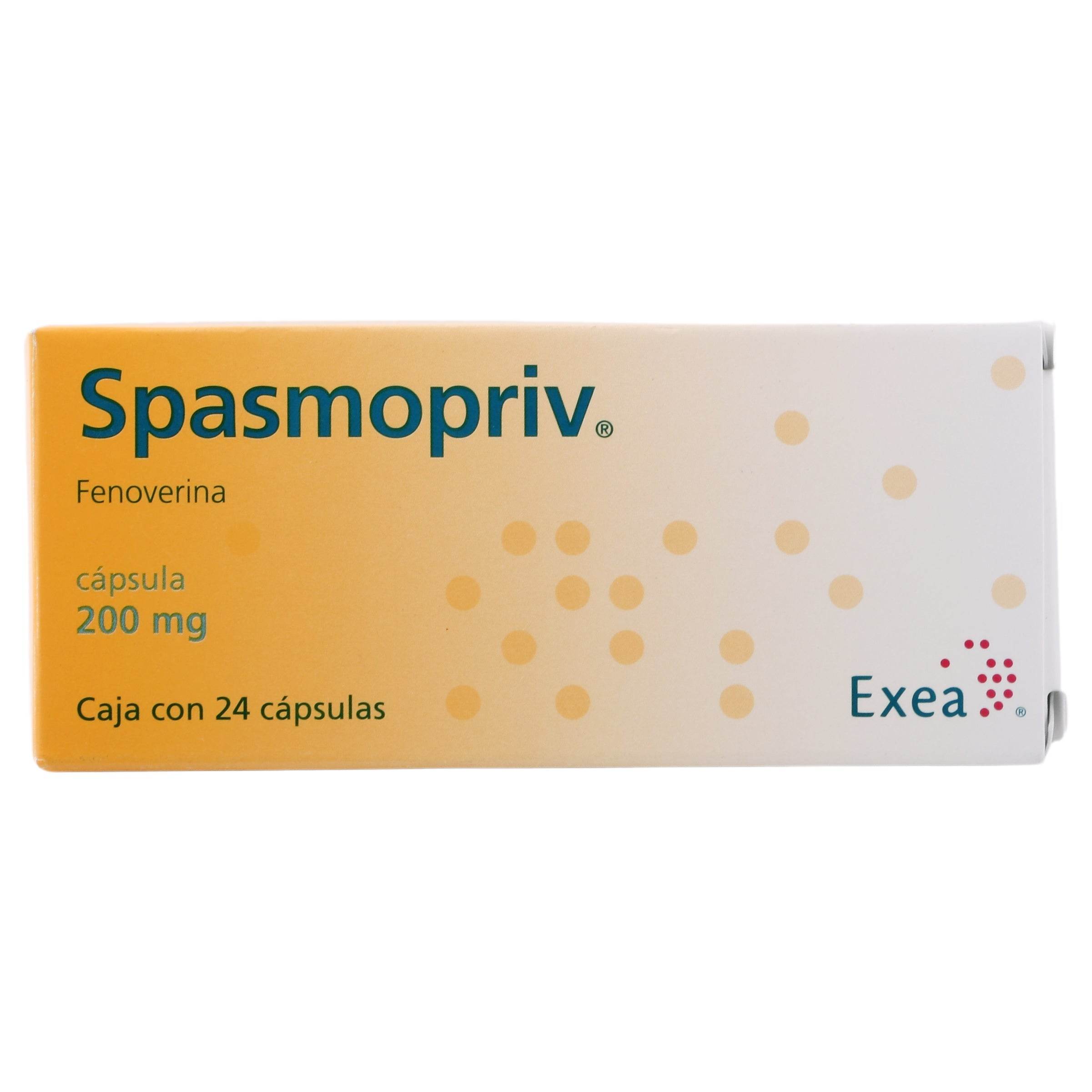 Spasmopriv 200Mg Con 24 Capsulas (Fenoverina) — WeCare Pharma
